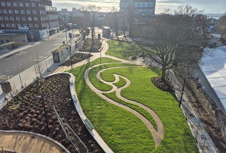 Albion Place Bus Hub, Portland Terrace and Urban Park
